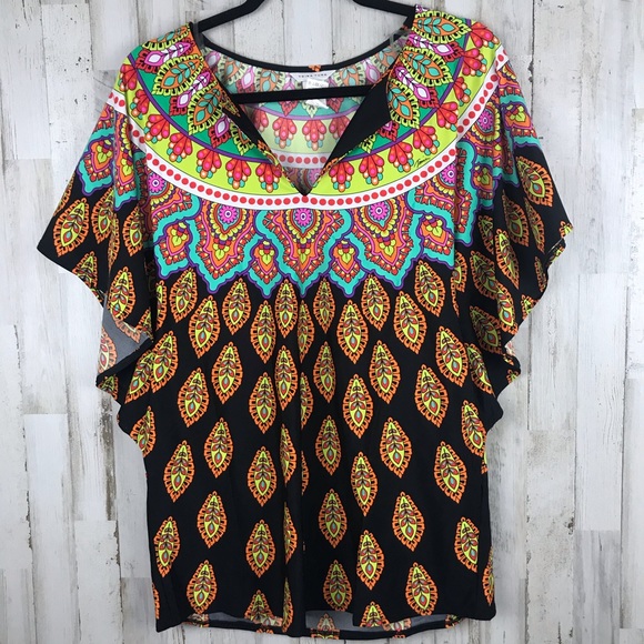 Trina Turk | Swim | Trina Turk Moroccan Medallion Print Tunic Coverup ...